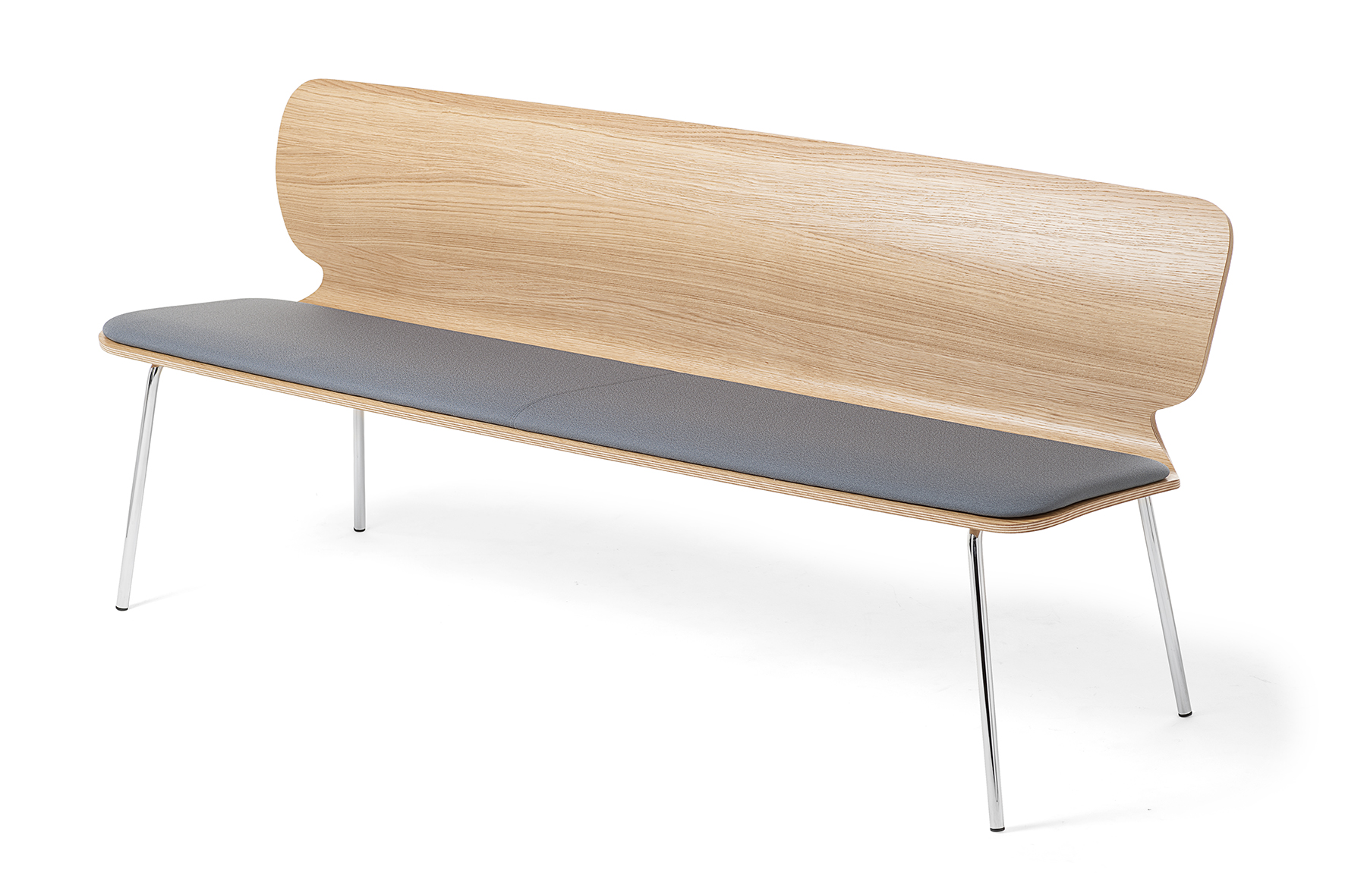Kendra bench in painted oak wood - Kastel