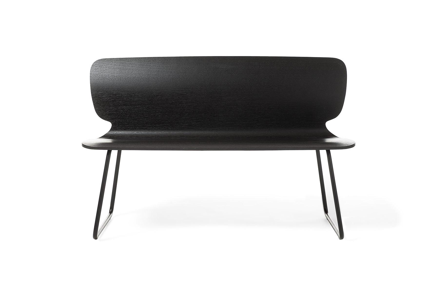 Kendra bench in painted oak wood - Kastel